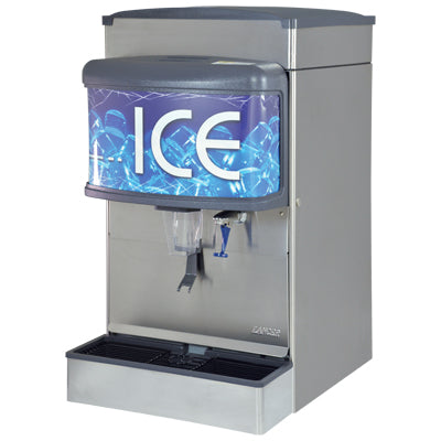 Lancer 85-4420H | 22" Wide 180 lbs Capacity Countertop Ice Cube Dispen ...